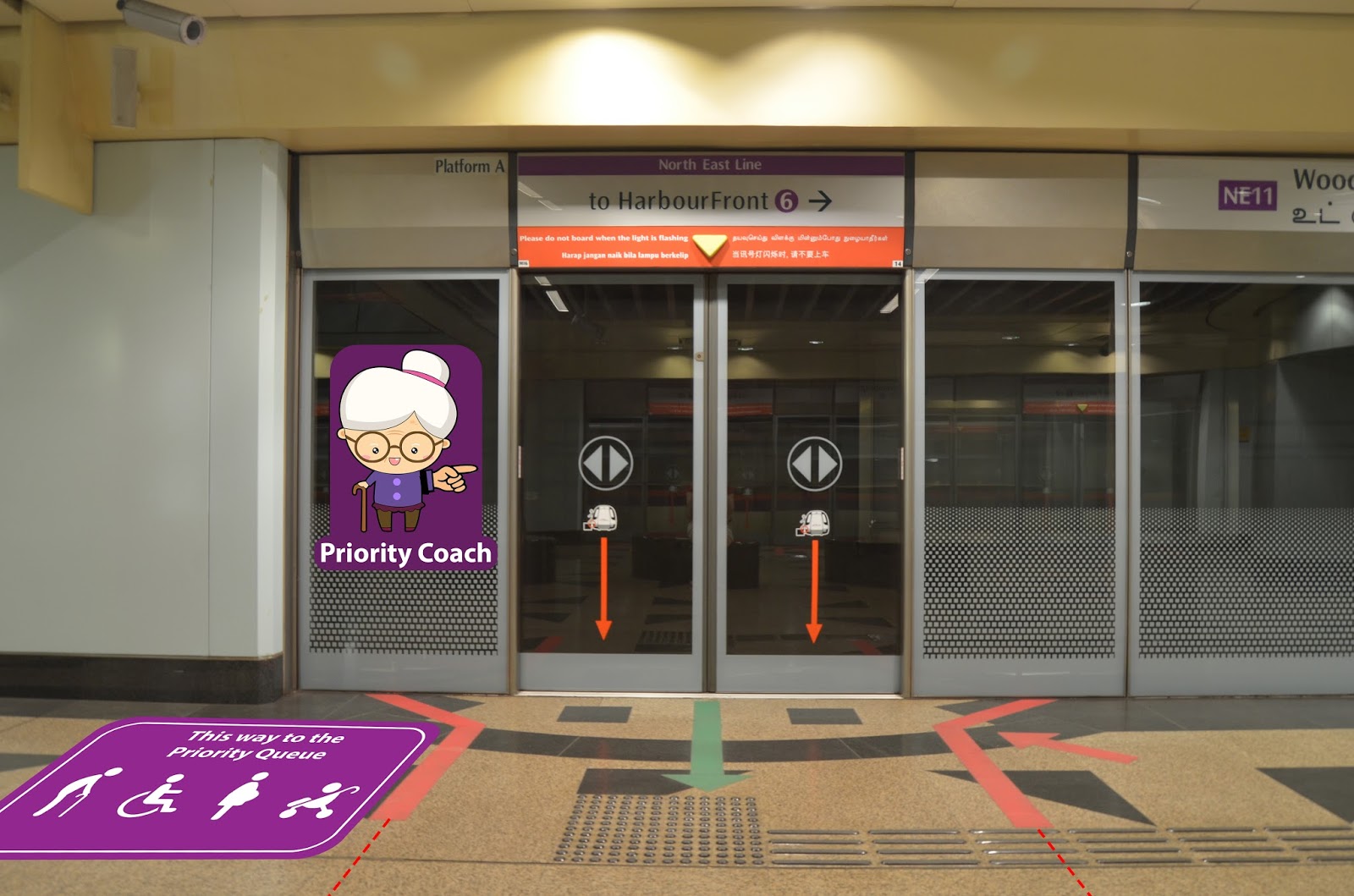 Design Process: Final Design : Priority MRT Carriage