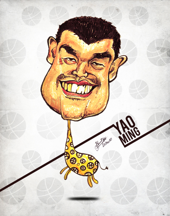 Yao Ming Funny Fan Arts (Cartoons) | NBA FUNNY MOMENTS
