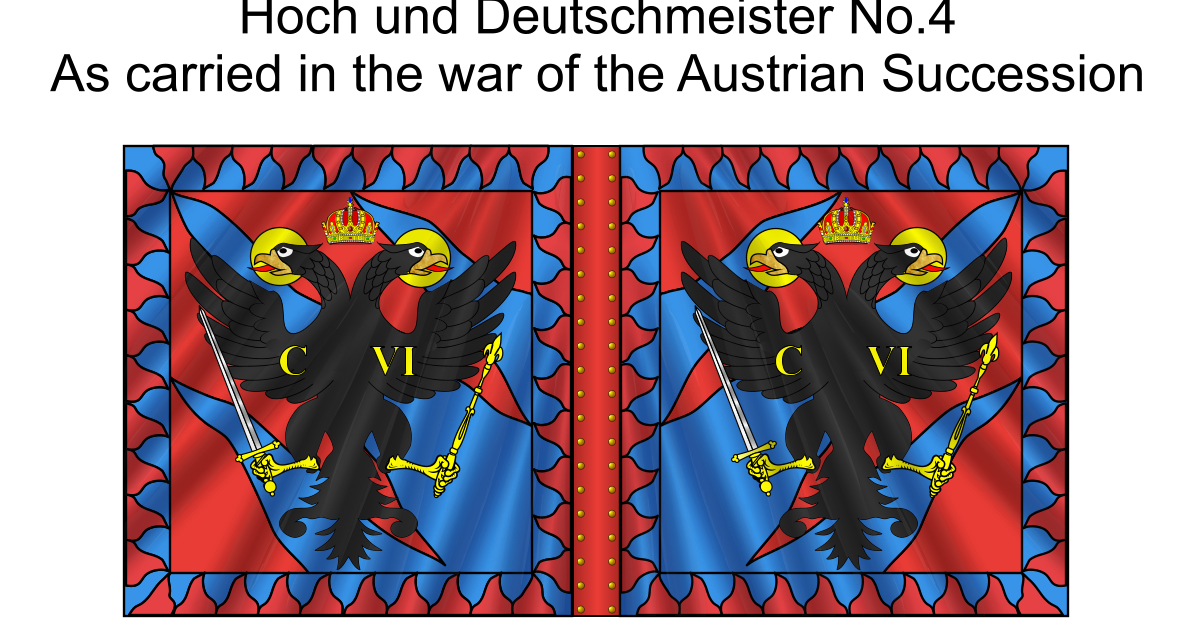 Not By Appointment: Flags of Austrian Regiment Hoch und Deutschmeister ...