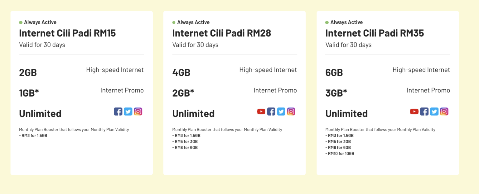 Digi推出全新预付配套：Digi Prepaid NEXT