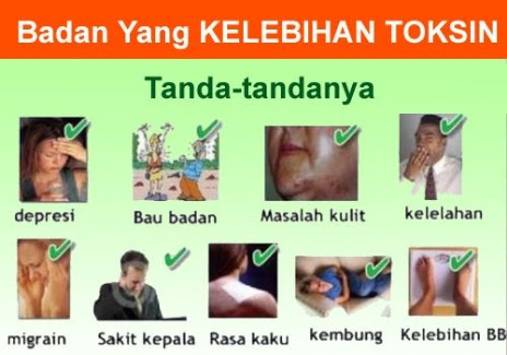 7 Tanda Tubuh Badan Penuh Toksin