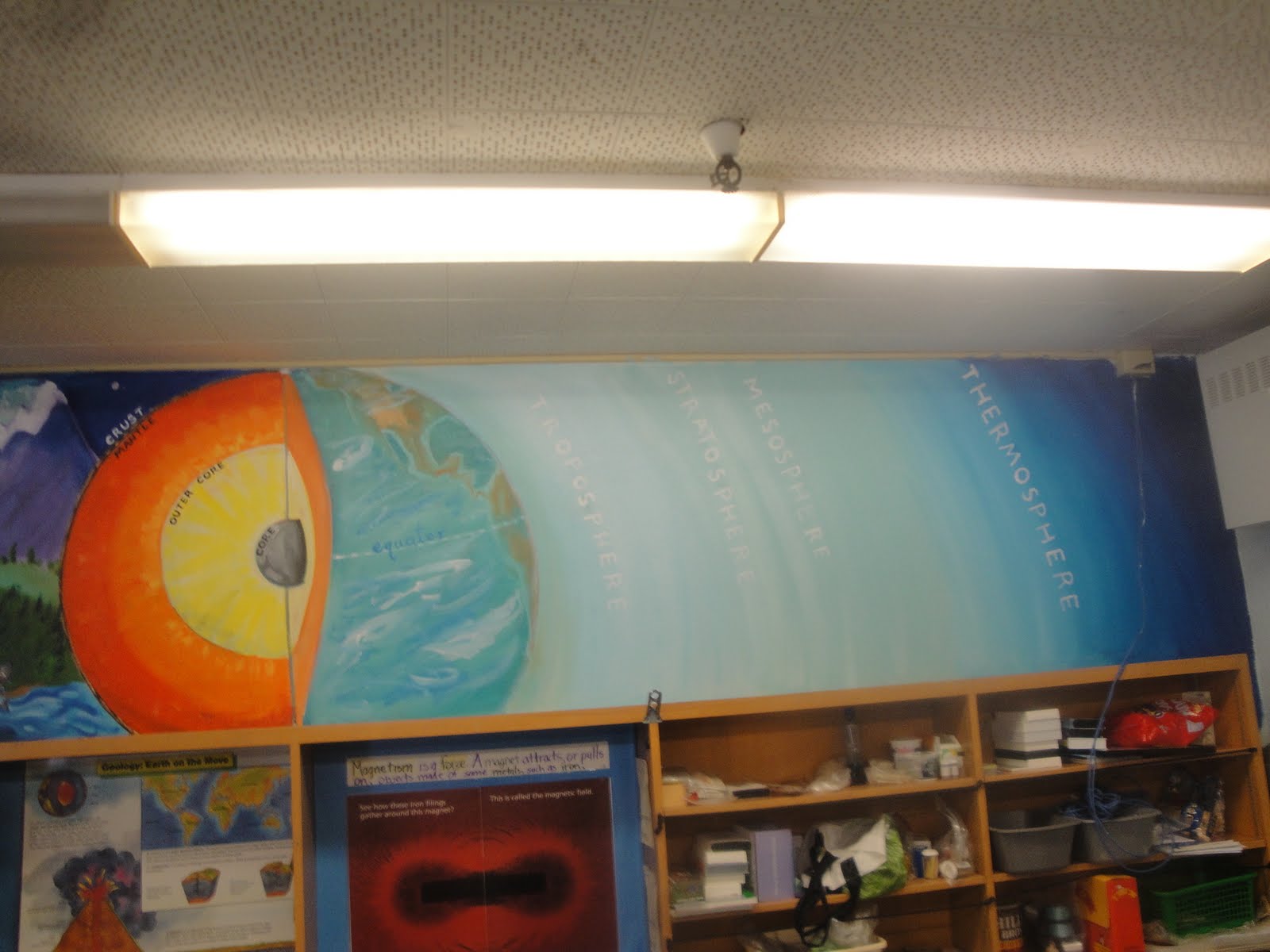 Lois's Art Blog: Natural Science Mural