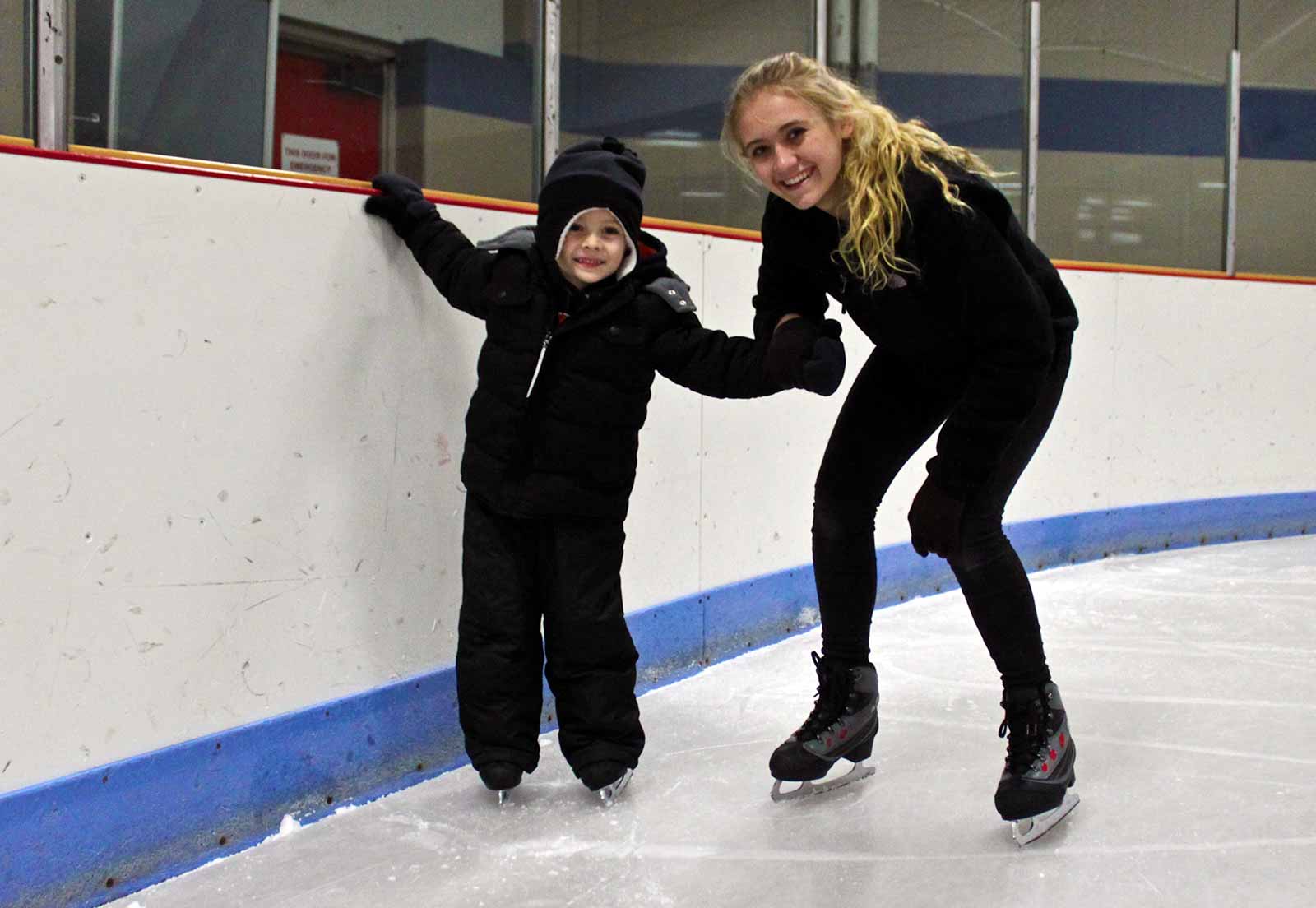 Luke Goes Ice Skating