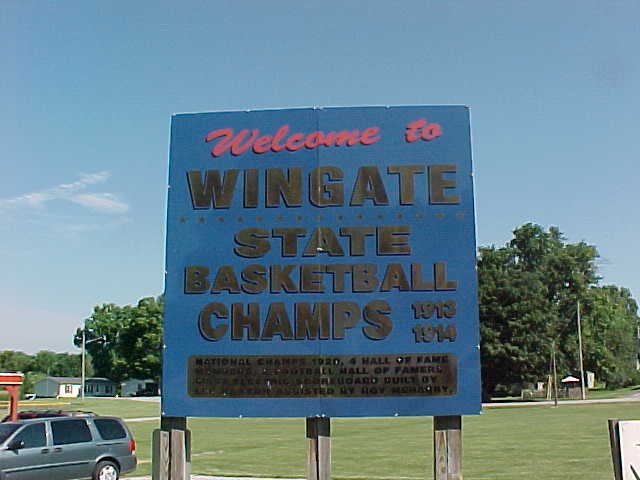 Wingate Spartans: Wingate High School, Wingate town sign and Wingate ...