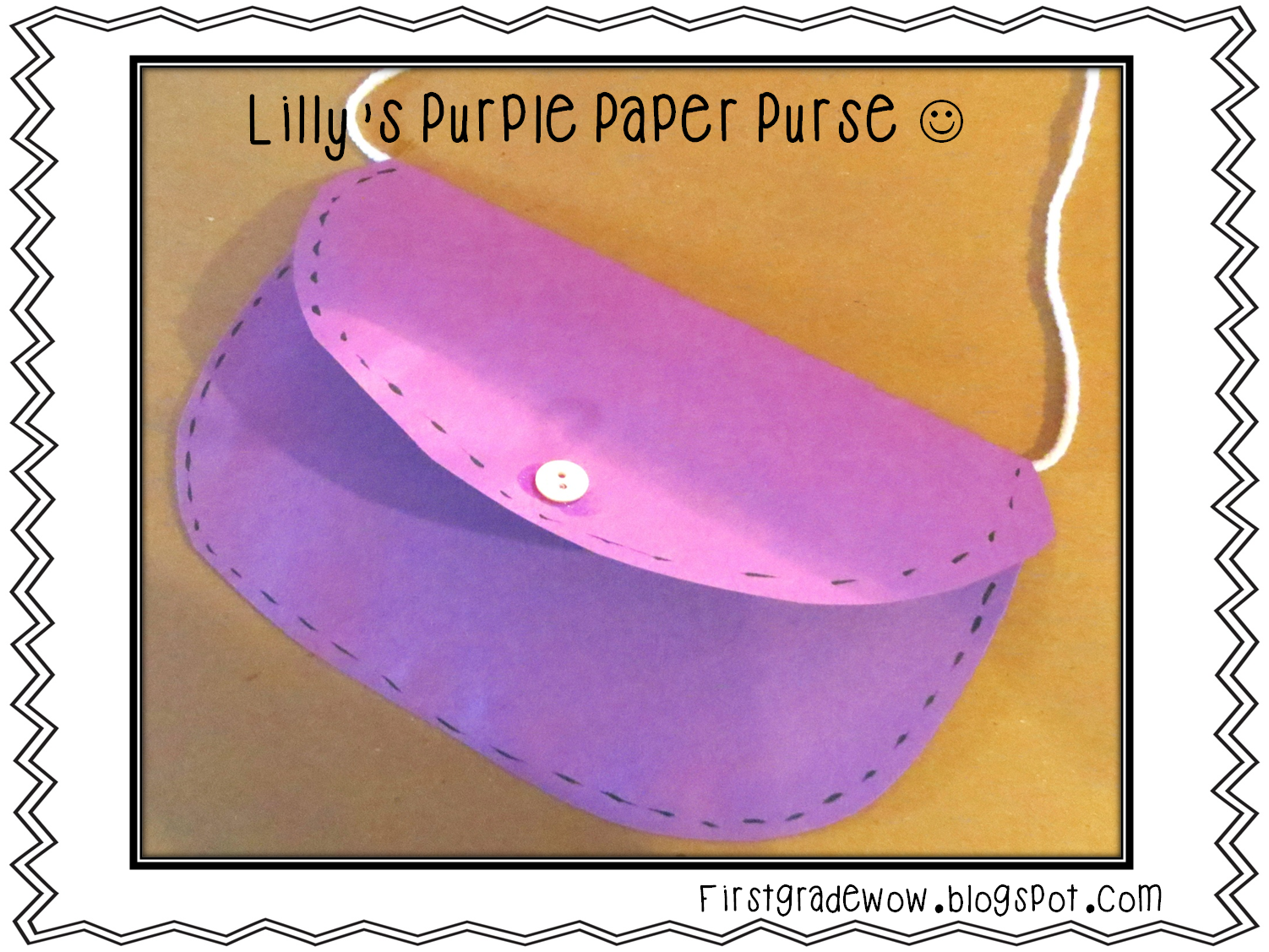 Lilly's Purple Plastic Purse mini unit | First Grade Wow | Bloglovin’
