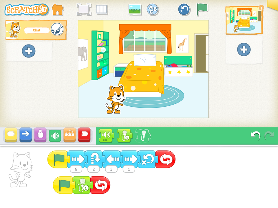 2 louveteaux homeschoolers: S'initier à la programmation avec Scratch Jr