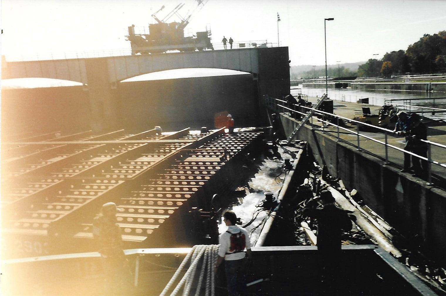 Industrial History: Mississippi Lock and Dam #22 near Saverton, MO