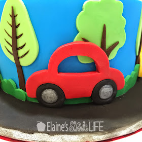 Elaine's Sweet Life: How to Decorate a Car Cake {Tutorial}