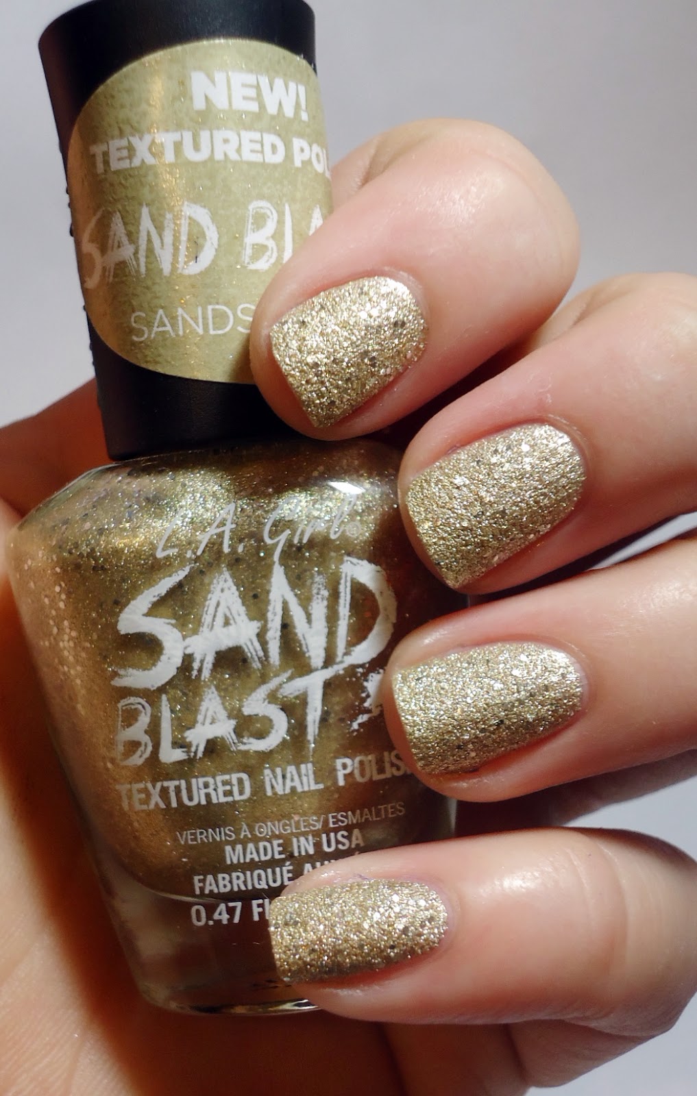 BreezyTheNailPolishLover: L.A. Girl Sand Blast Textured Nail Polish ...