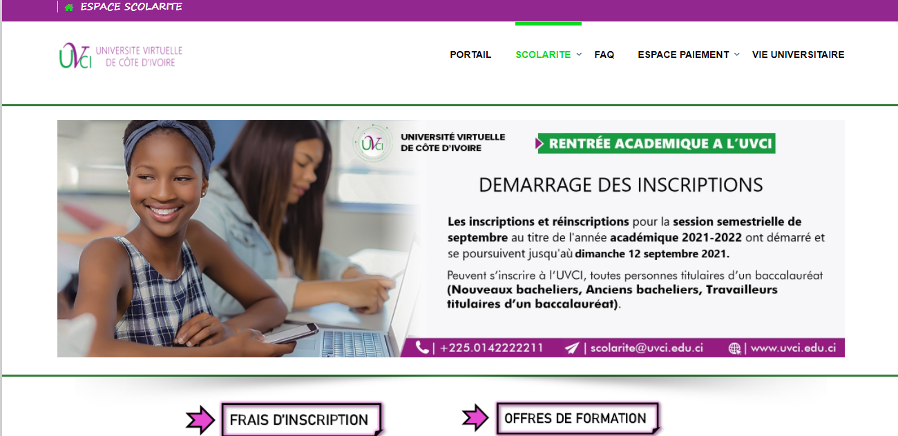 UVCI : Tout savoir sur l'université virtuelle de côte d'ivoire