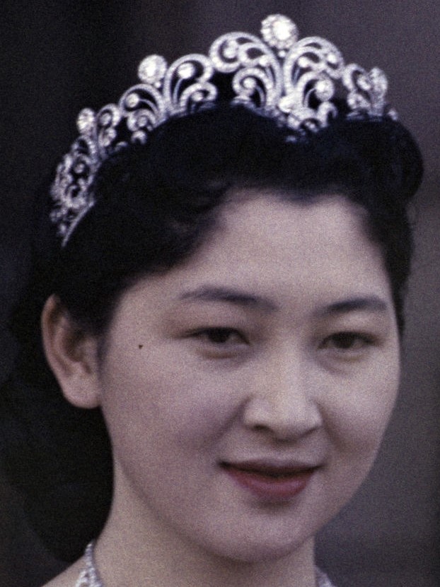 Tiara Mania: Empress Michiko of Japan's Diamond Scroll Tiara