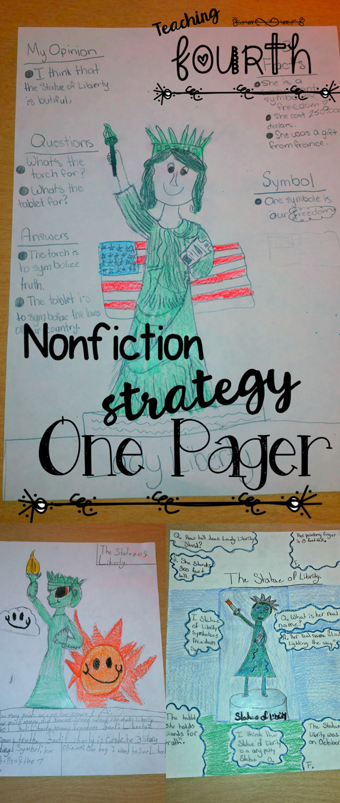 Teaching Nonfiction Reading Strategies: One Pager - Teaching Fourth and ...