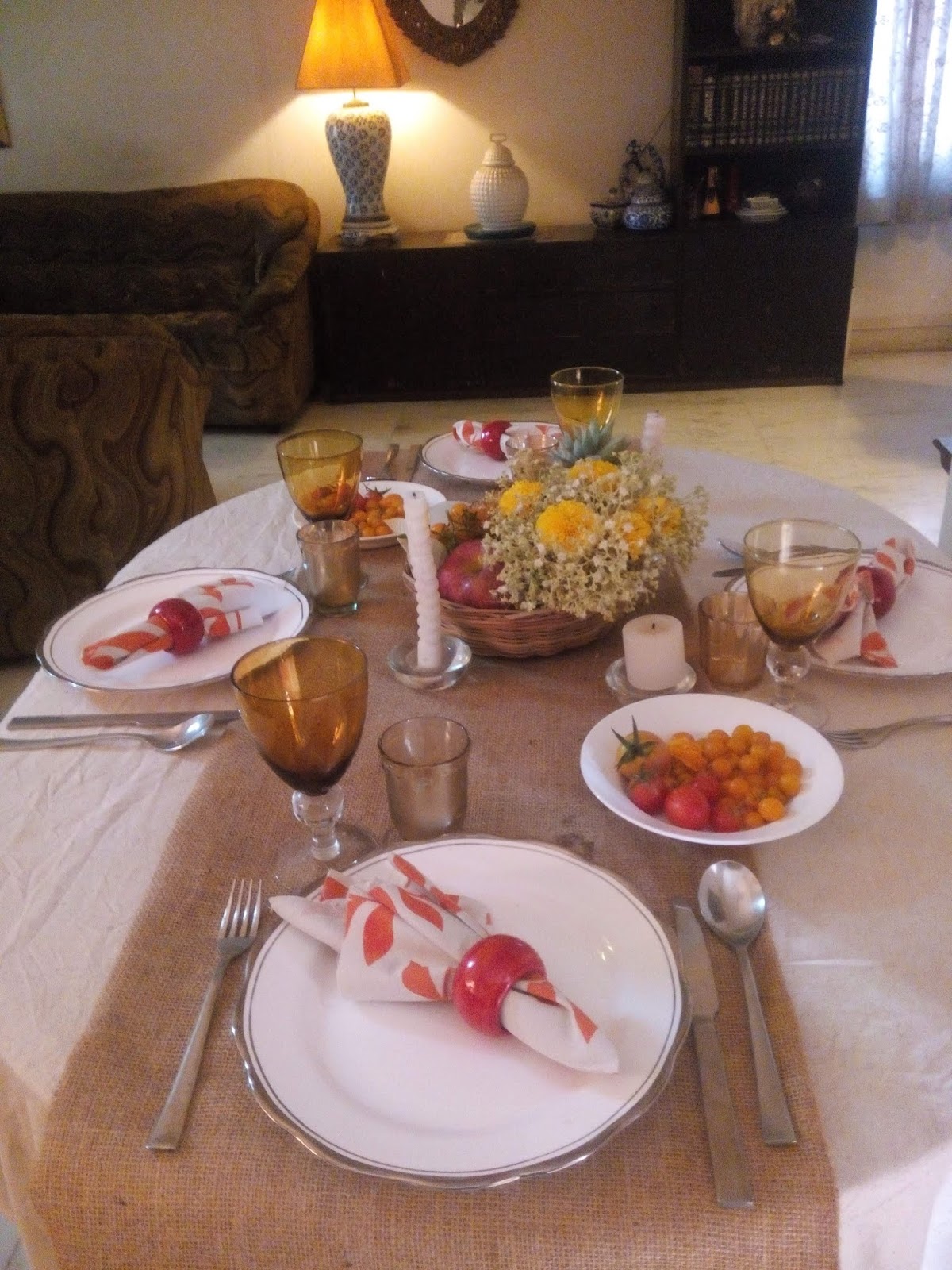 Colorful 'Thanks Giving Table'