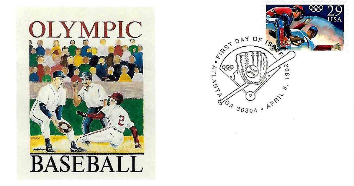 Baseball Stamps & Postmarks: Olympic Baseball - 1992