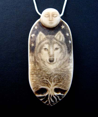 Scrimshaw Jewelry by Moosup Valley Designs / The Beading Gem