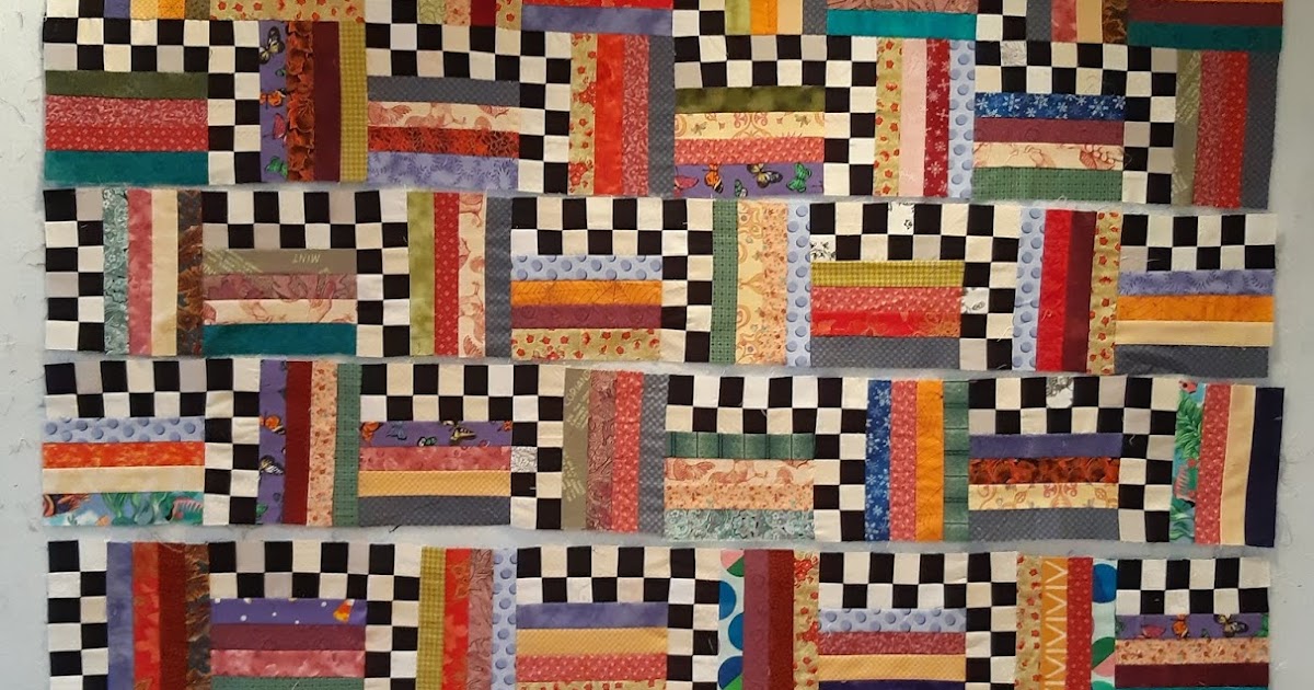 AlliKat Quilts: Checker Board Rails