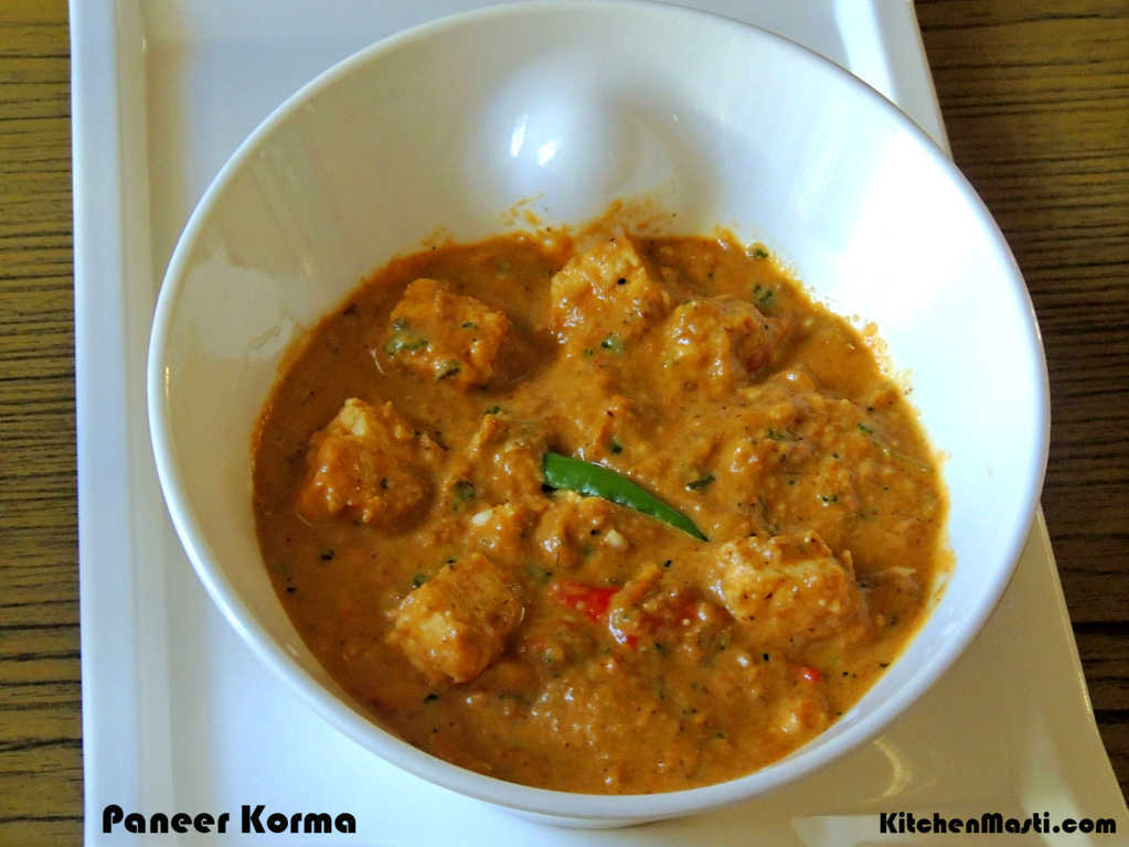 Paneer Korma / Kurma Recipe | Vegetarian Recipes