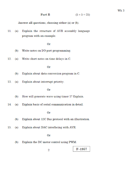 Alagappa University M.Sc Electronics AVR MICROCONTROLLER AND EMBEDDED ...