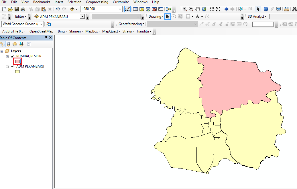 FAS SCREEN: CARA MUDAH MENGUBAH WARNA FILL DAN OUTLINE SHAPEFILE PADA ...