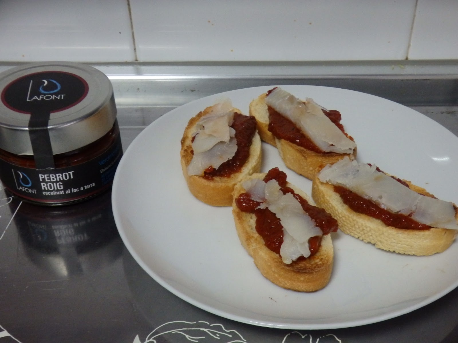 OSUKAA IS COOKING: TOSTADITAS DE VERDMELADA DE PIMIENTO ROJO ASADO CON ...