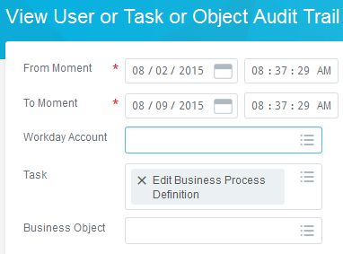 A blog about learning Workday HCM: Auditing Workday business processes