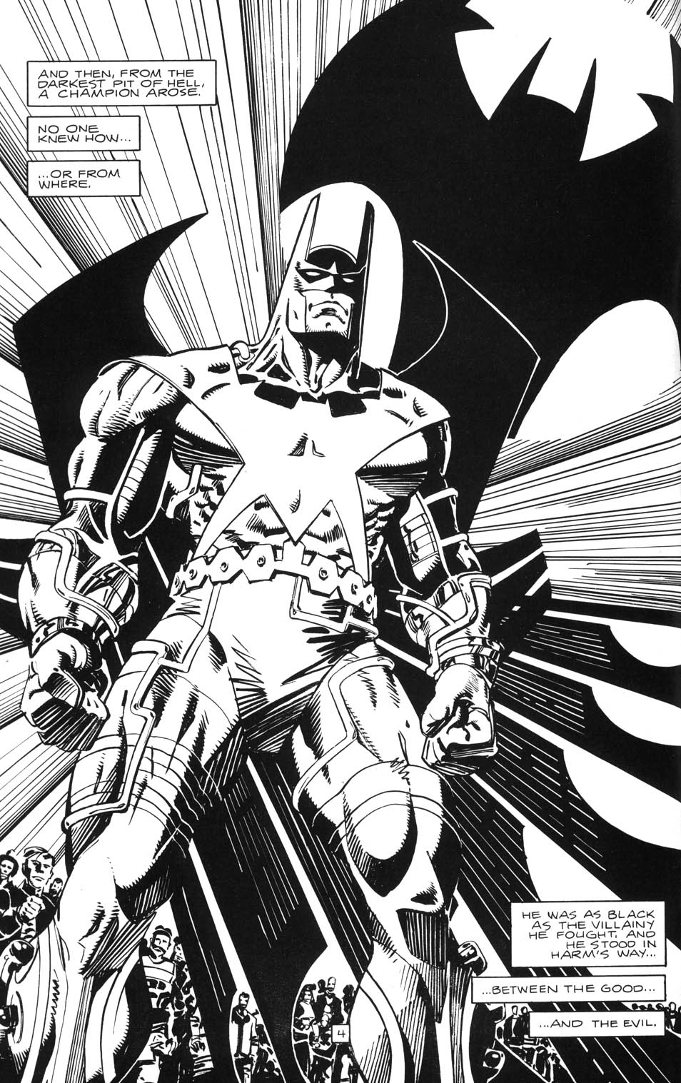 Black & White and Bronze!: Batman Black and White's "Legend" - a Review