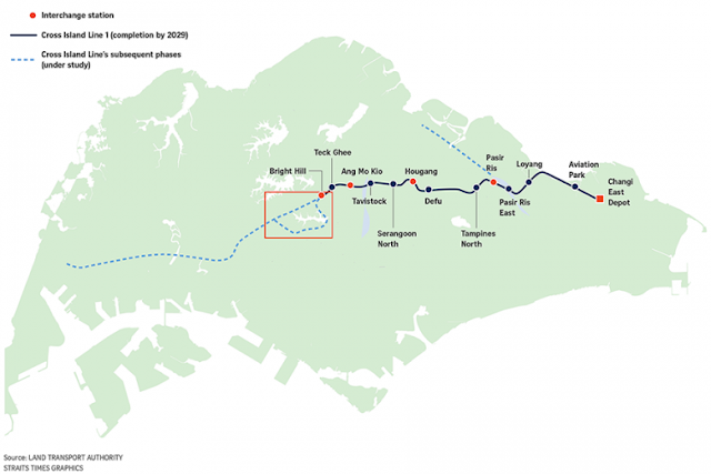 If Only Singaporeans Stopped to Think: Cross Island MRT Line to run ...
