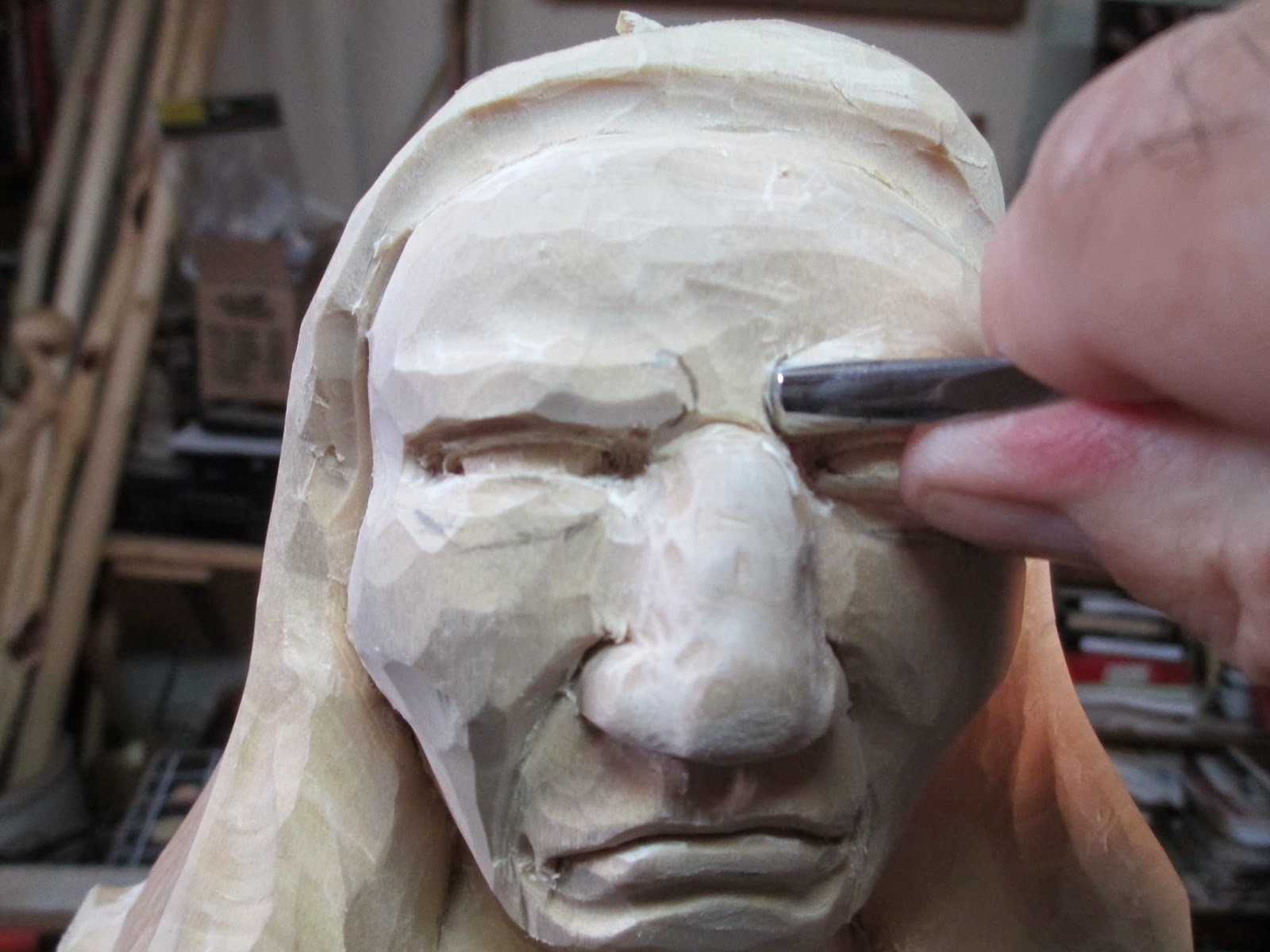 Knotty Wood Spirits: Carving an Eye