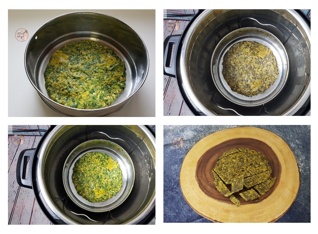 Aluchi Vadi / Colocasia Fritters In Instant Pot: Healthy afternoon ...