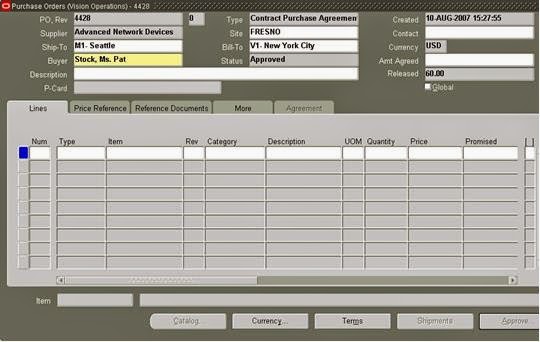 Oracle Applications: Steps involved in setting up and using Advanced ...