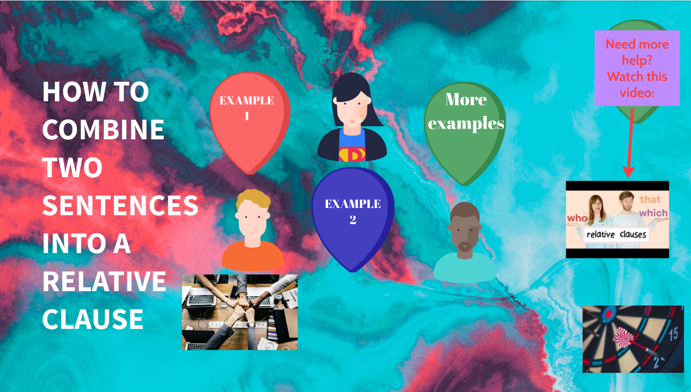 A Door To English: HOW TO COMBINE TWO SENTENCES INTO A RELATIVE CLAUSE