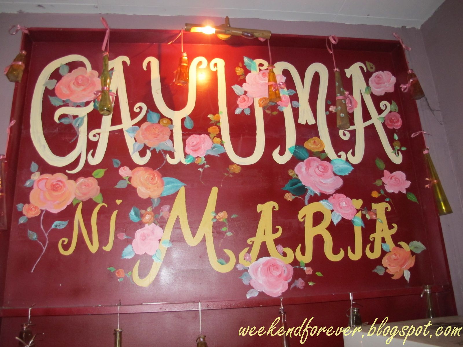 Weekend Forever: Gayuma ni Maria: A Sweet and Spicy Experience