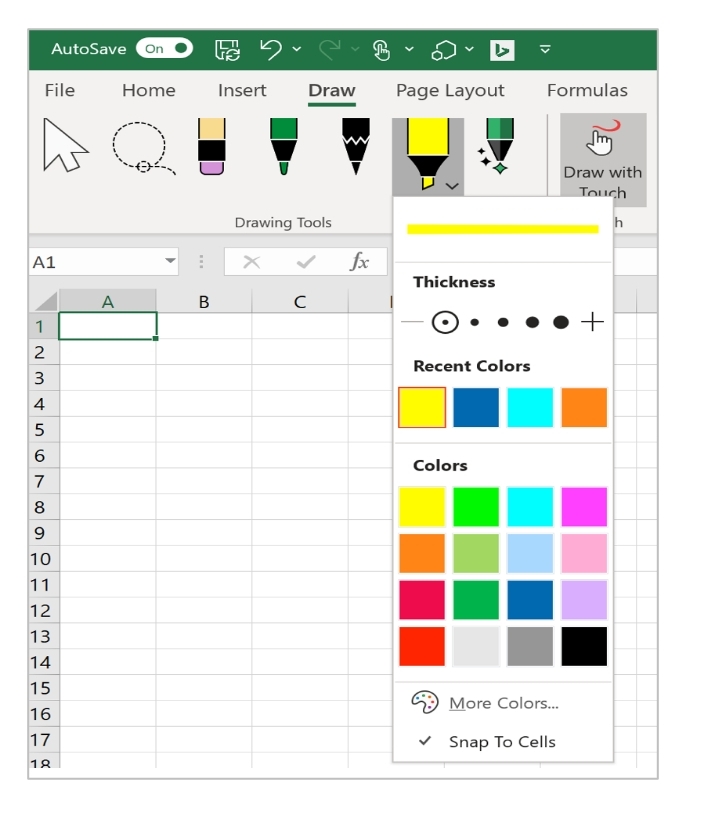 Enter Data With Your Pen Inking in Excel - KING OF EXCEL