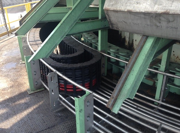 Cable Routing methods from Non-Slewing to Slewing Structure