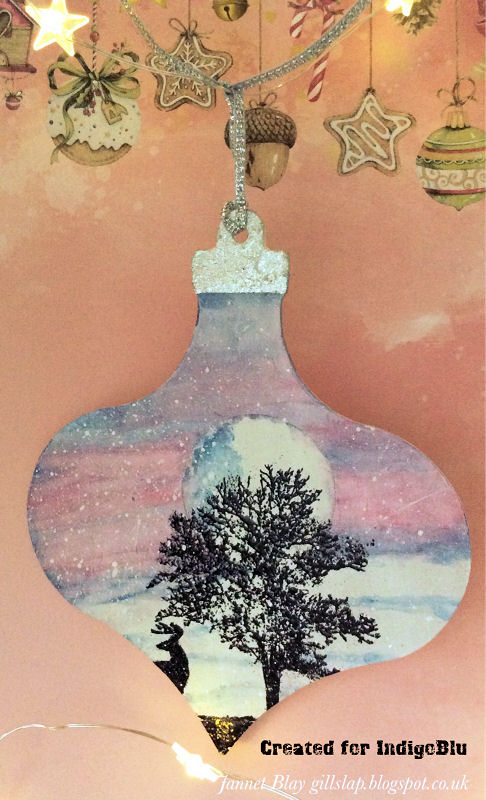 IndigoBlu Blog: Christmas Moon Baubles
