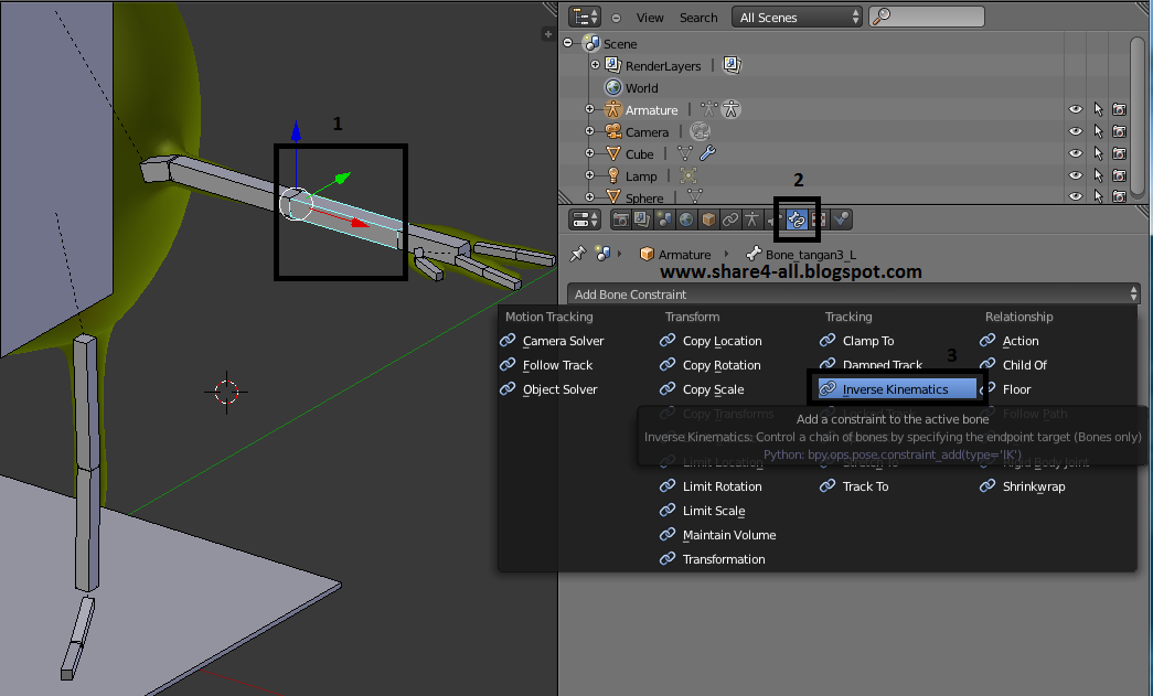 Rigging Karakter Blender 3d Mike Monster University Dengan Teknik ...