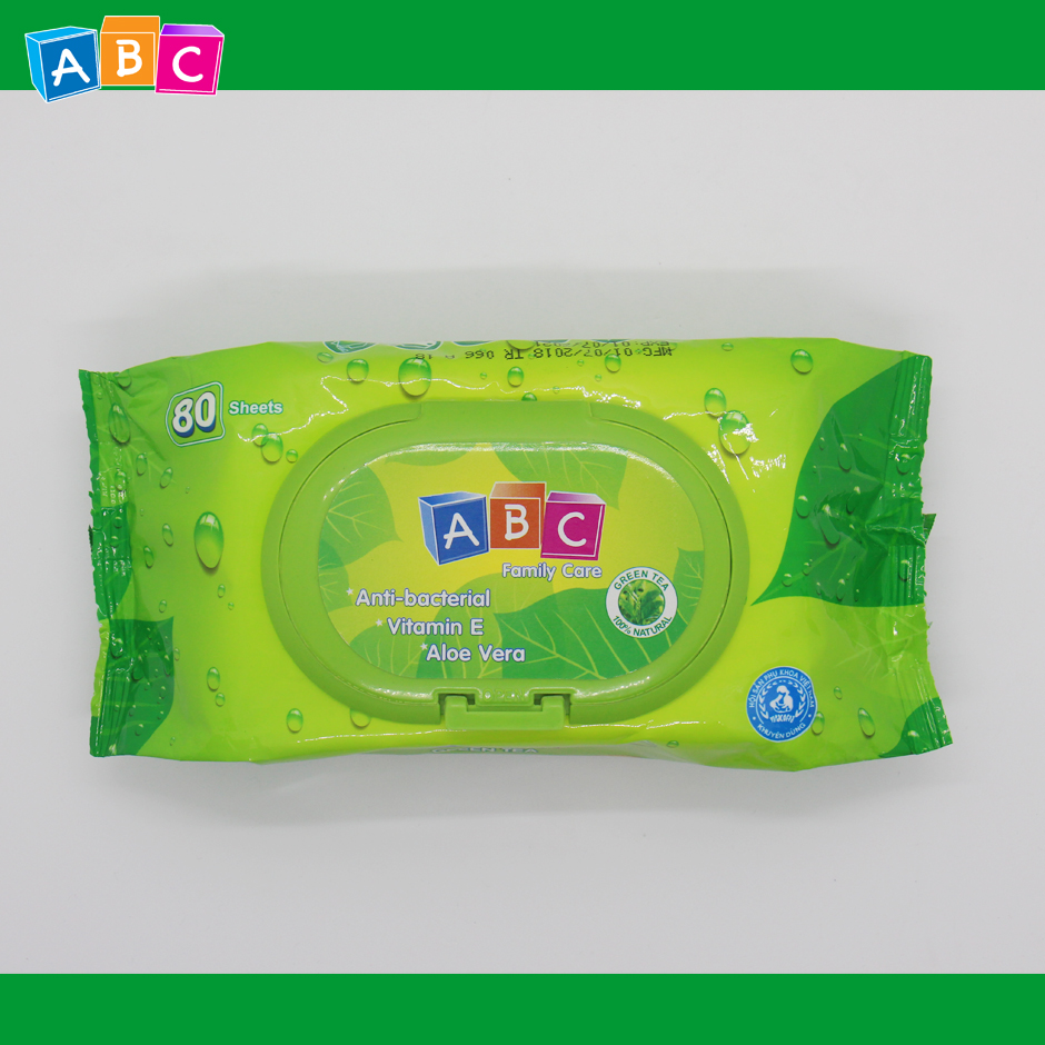 ABC Wet Tissues, Babyjooy Baby Wipes & Diapers : ABC Wet Tissue ( Green ...