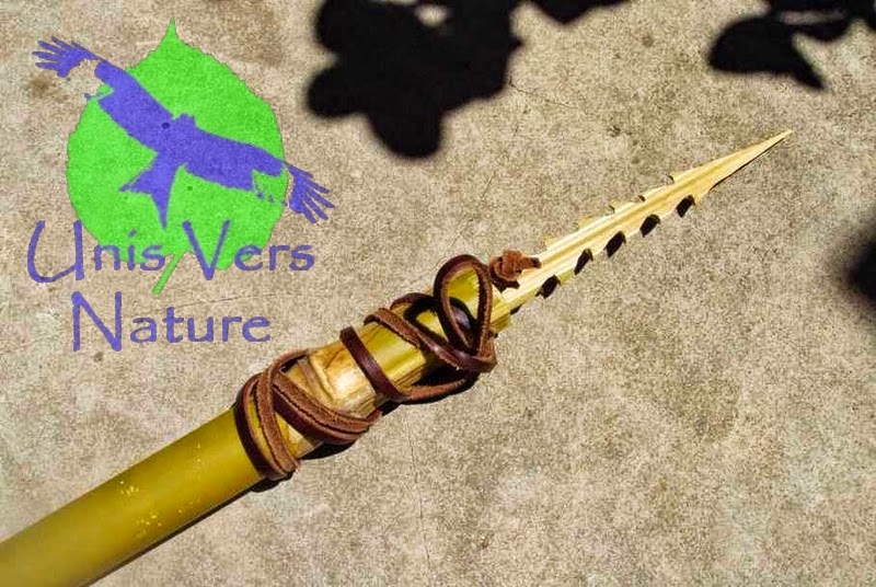 Unis Vers Nature: Harpon en bambou avec pointe amovible