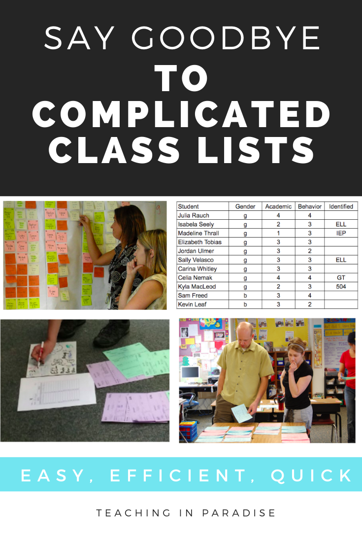 Teaching in Paradise: Say Goodbye to Complicated Class Lists