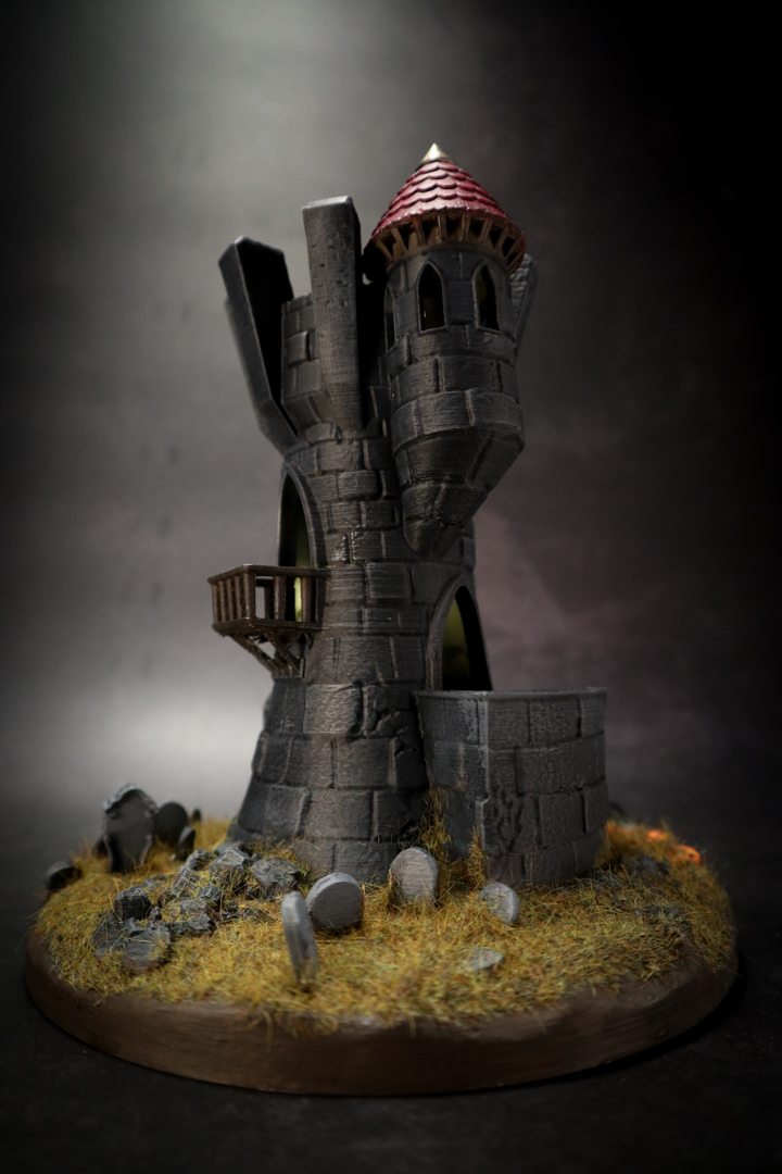 The Haunted Tower | The3Dprinting 3D print Dioramas, Models and Props