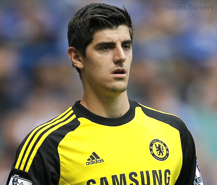 Goalkeeper of Chelsea: Thibaut Courtois's head injury, during the match ...