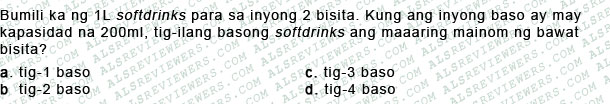 ALS A&E Test Reviewer: Math, Problem Solving ~ ALS A&E Reviewers