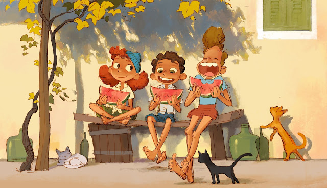 New 'Luca' Theatrical Poster Showcases Sea Creature Features - Trailer ...