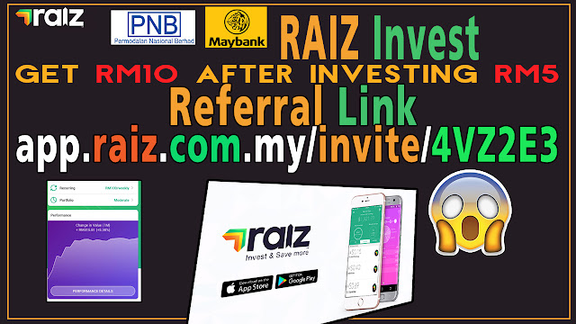 Raiz Invest Malaysia Referral - get RM5 - app.raiz.com.my/invite/4VZ2E3