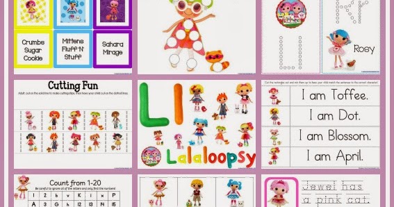 Lalaloopsy Free Printable Preschool Pack. | Oh My Activities for Kids!