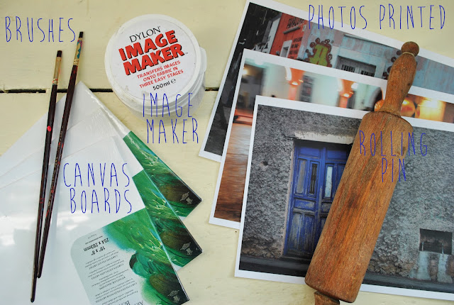 Knicker Elastic Fantastic: DIY project: photo transfer canvas