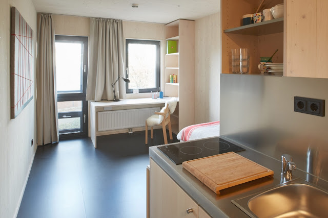 "Woodie" Student Dormitory - Timber Prefab Modular Building in Hamburg ...