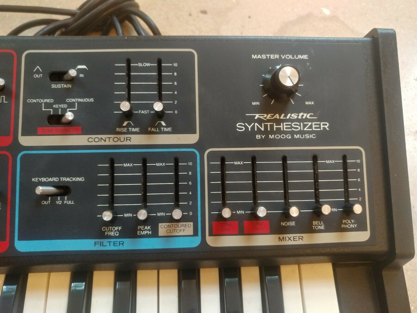 MATRIXSYNTH: 1980's Realistic Moog/RadioShack MG-1 SN 2463 w/ Original ...