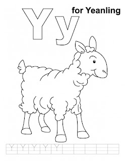 Letter Yy printable coloring pages | Kids coloring pages