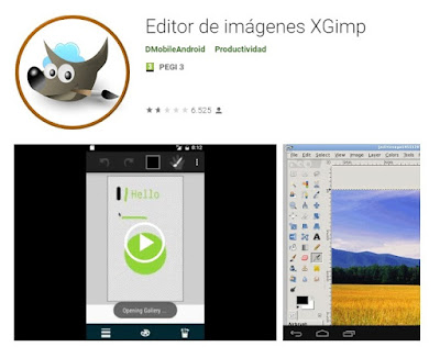 XGimp, el editor de imágenes de GNU en tu smartphone